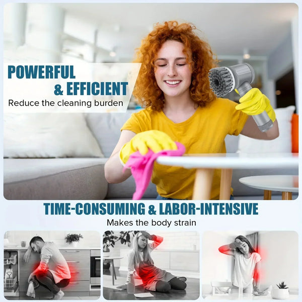Effortless Bathroom Spin Scrubber – Shop Adel